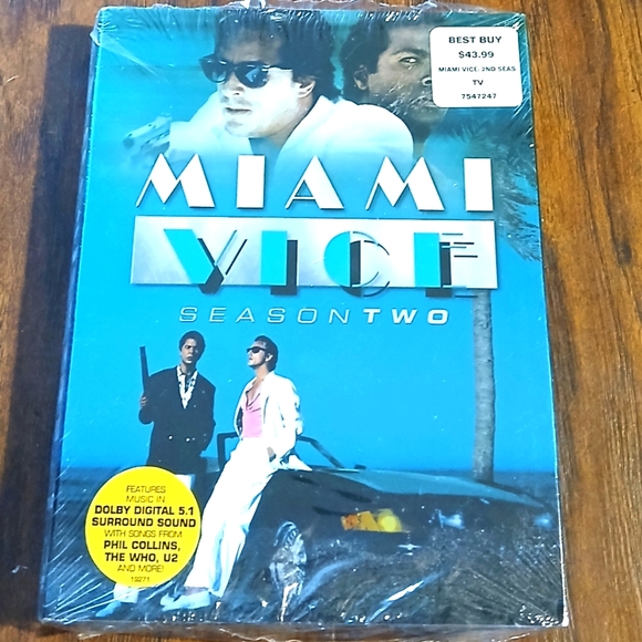Universal | Media | Miami Vice Complete Season Two Box Set On Dvd Don Johnson | Poshmark